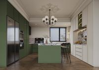 China Customized MDF MFC Chipboard Cabinet Set Modular Kitchen Cabinetry for sale