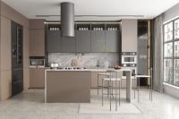 China Foshan Factory Matt White Kitchen Cabinet Customized for sale