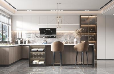 China Italian Style Kitchen Cabinet Custom Made Wooden Kitchen Furnitures for sale