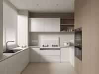 China Dining Paticle Board Fireproof And Durable Cabinet Moduar Kitchen Furniture for sale