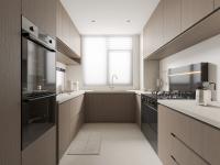 China Wholesale Wood Kitchen Furniture Hotel Apartment Kitchen Cabinet Home Use for sale