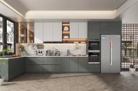 China Wholesale Wood Kitchen Furniture Hotel Apartment Kitchen Cabinet Home Use for sale