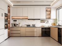 China Wholesale Wood Kitchen Furniture Hotel Apartment Kitchen Cabinet Home Use for sale