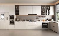 China Home Kitchen Foshan Factory Furniture Kitchen Cabinet With Countertop for sale