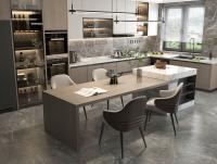 China Home Kitchen Foshan Factory Furniture Kitchen Cabinet With Countertop for sale