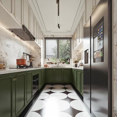 China Modern Lacquer MDF Self Assemble Storage Furniture Kitchen Cabinet for sale