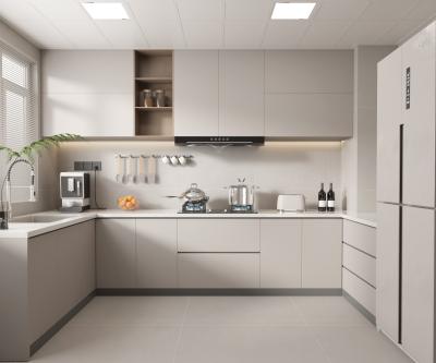 China Lacquer Kitchen Island Furniture Cocina White Shaker Modular Kitchen Cabinet for sale