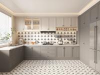 China Modern High End Customize European Living Room Kitchen Cabinet For Apartment for sale