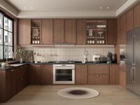 China Shaker Style Wooden Cabinets Modern Smart  Modular Rta Kitchen Cabinet for sale