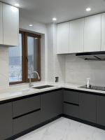 China Apartment Elegant Modern Minimalist Kitchen Cabinet For Stylish Interiors for sale
