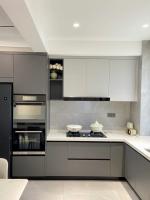 China High End Interior Design Commercial Coffee Bar Counter Kitchen Cabinet for sale