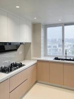 China High End Interior Design Commercial Coffee Bar Counter Kitchen Cabinet for sale