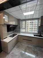 China Large Dirty Proof White Modular Kitchen Cabinets  Antique Furniture Hotel for sale