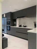 China Kitchen Cabinet Custom MDF Supplier Modular Modern Wooden Furniture for sale