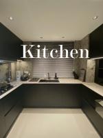 China Direct Supplier High Gloos White PVC Finish Kitchen Cabinet With Wooden Melamine for sale