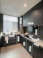 China Direct Supplier High Gloos White PVC Finish Kitchen Cabinet With Wooden Melamine for sale