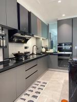 China High End Kitchen Cabinet Italian Cusine Luxury Painting Laminate Full Modern for sale
