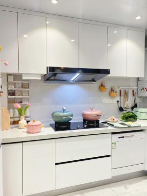 China Modern Modular Kitchen Cabinets Lacquer Designs with Acrylic Door Finish for sale