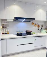China Modern Modular Kitchen Cabinets Lacquer Designs with Acrylic Door Finish for sale