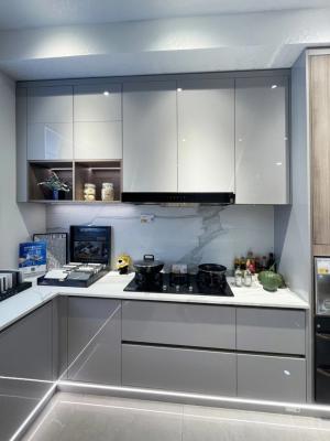 China Factory Customized Design Modern Cabinet Kitchen Furniture Melamine Door Finish for sale