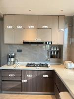 China Luxury Custom Cabinets Modern Kitchen Island Kitchen Cabinets For villa for sale