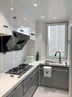 China Luxury Custom Cabinets Modern Kitchen Island Kitchen Cabinets For villa for sale