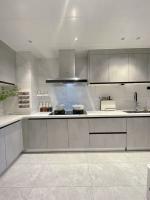 China Modern Plywood Cupboard Completed Cabinet Set With Islands Custom Kitchen for sale