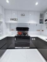 China Home furniture Modern Kitchen Cabinet With Particle Board Carcase Material for sale