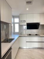 China Home furniture Modern Kitchen Cabinet With Particle Board Carcase Material for sale