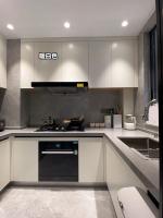 China Home furniture Modern Kitchen Cabinet With Particle Board Carcase Material for sale