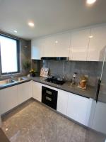 China Modular Cabinets Melamine Marble Counptertop Furniture Kitchen Cabinets for sale