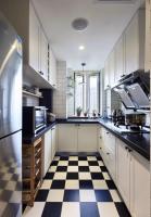China Custom Made Home Furniture Laminate Modern Style Kitchen Cabinets for sale
