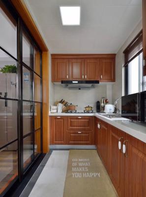 China Custom Made Home Furniture Laminate Modern Style Kitchen Cabinets for sale
