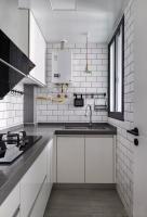China Custom Made Home Furniture Laminate Modern Style Kitchen Cabinets for sale