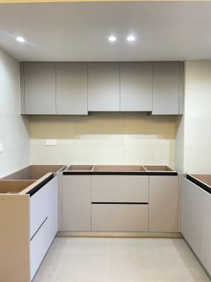 China Customized Kitchen Modern Chinese Furnituer Melamine Kitchen Cabinetry for sale