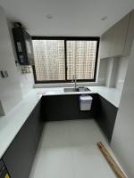 China Customized Kitchen Modern Chinese Furnituer Melamine Kitchen Cabinetry for sale