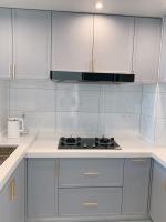 China Chinese Furniture Modern Kitchen Melamine Wood Kitchen Cabinetry for sale