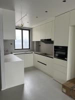 China Luxury Modular U-Shape Kitchen Cabinet With Adjustable LED Color Temperatures for sale