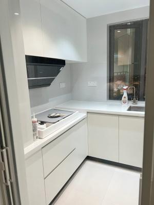 China Versatile Modular Stackable Waterproof Particle Board Kitchen Cabinet  Customizable for sale
