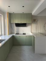 China Modern Concise Style Custom Furniture Melamine Unit Kitchen Cabinets With Sink for sale