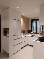 China Fixed White George Standard Export Packing Cupboard Kitchen Cabinets for sale