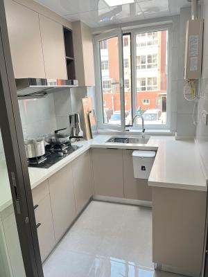 China Plywood Artificial Stone Export Packing Cabinet Kitchen Furniture for sale