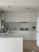 China Plywood Artificial Stone Export Packing Cabinet Kitchen Furniture for sale