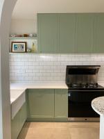 China Artificial Stone Export Packing Wooden Furniture Kitchen Cabinets for sale