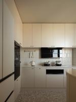 China Laminated Modular Kitchen Cupboard Cabinet Set Home Furniture for sale