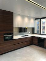 China Standard Customized Plywood Export Packing Kitchen Cabinets For Hotel for sale