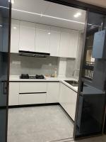 China Standard Customized Plywood Export Packing Kitchen Cabinets For Hotel for sale