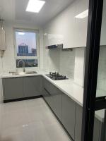 China Plywood Door Material Modern Commercial Furniture Ready Made Kitchen Cabinets for sale