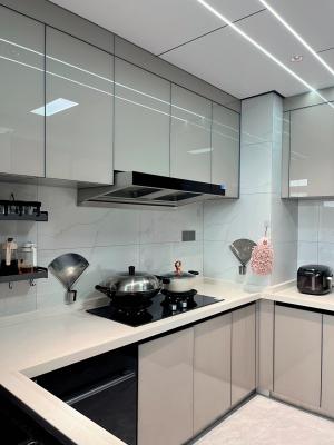 China Plywood Door Material Modern Commercial Furniture Ready Made Kitchen Cabinets for sale
