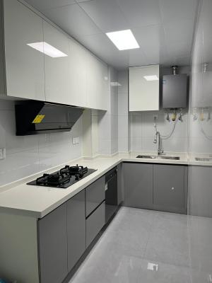 China Standard Modular Style Home Furniture  Modern Shaker Kitchen Cabinet for sale